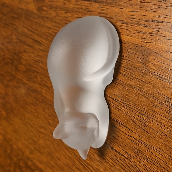 Lenox | Accents | 994 Lenox Frosted Crystal Cat | Poshmark